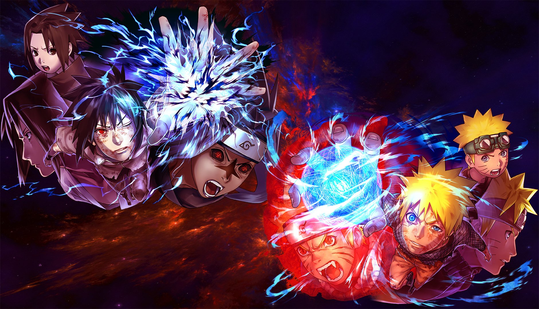 Naruto Vs Sasuke By Blackdevilx