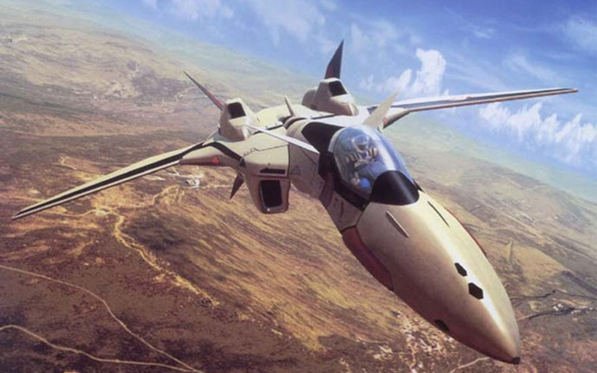 Download Airplane Anime Macross Image