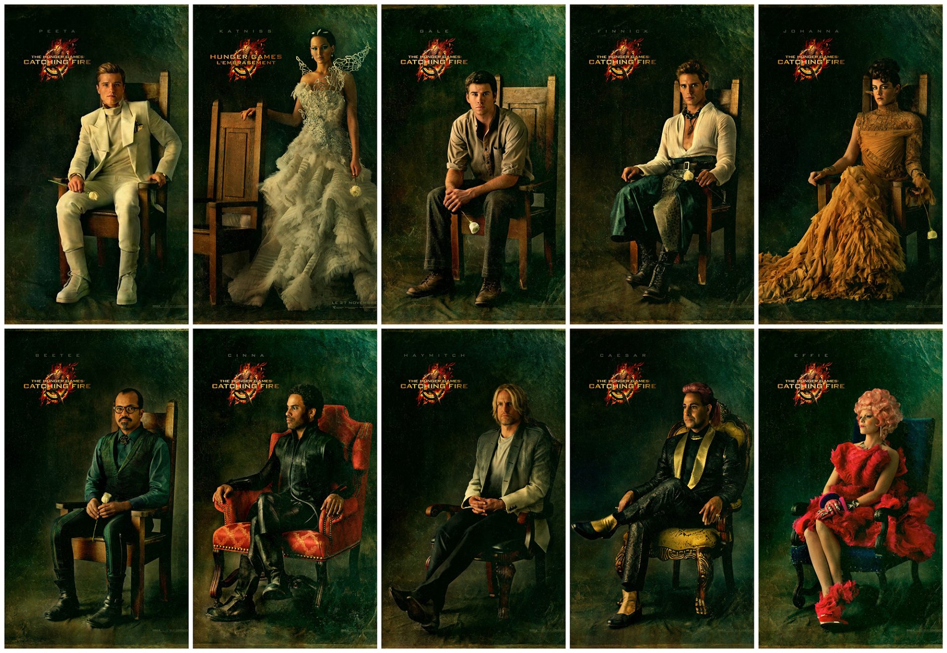 The Hunger Games: Catching Fire Character Showcase