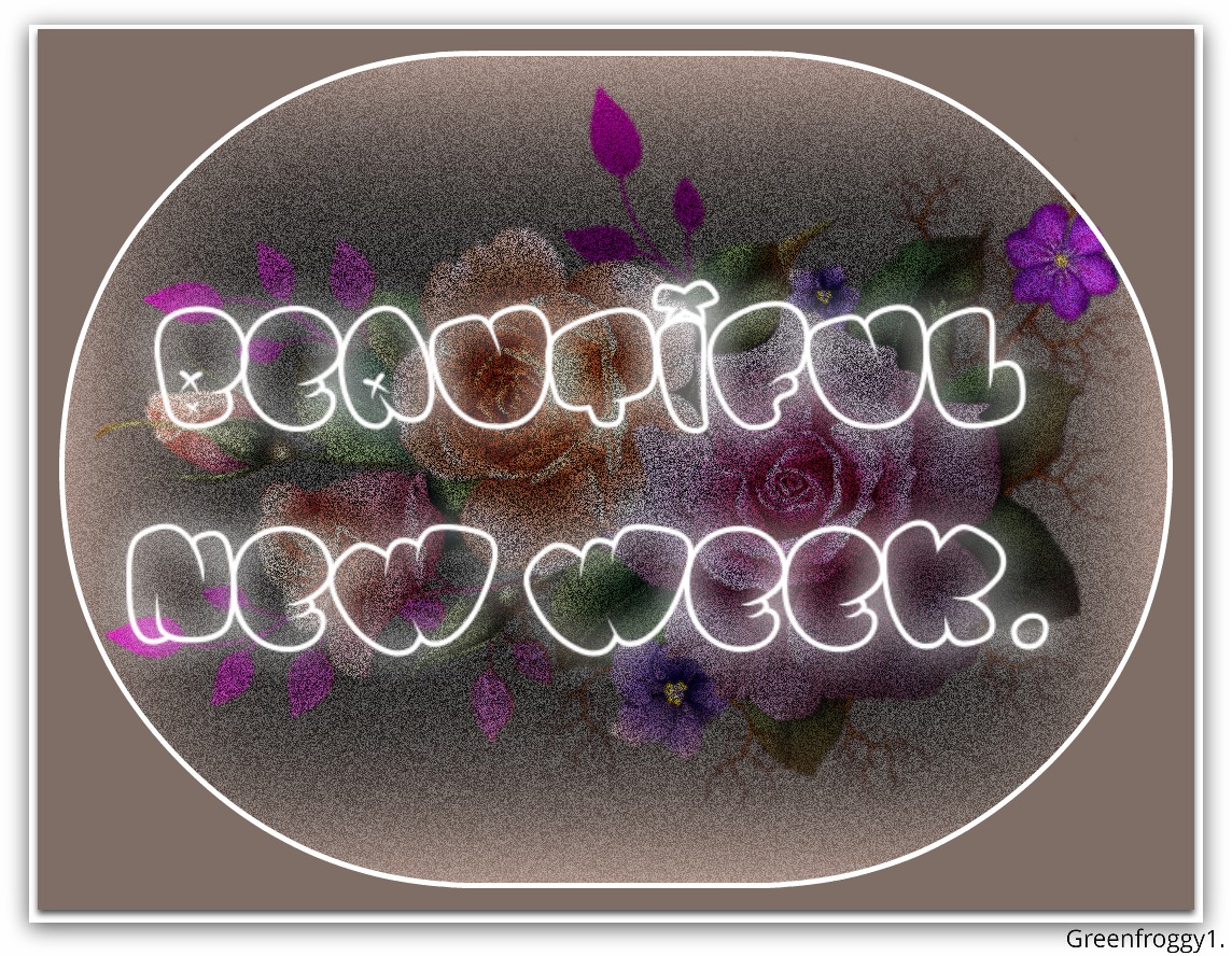 BEAUTIFUL NEW WEEK by GREENFROGGY1 - Image Abyss