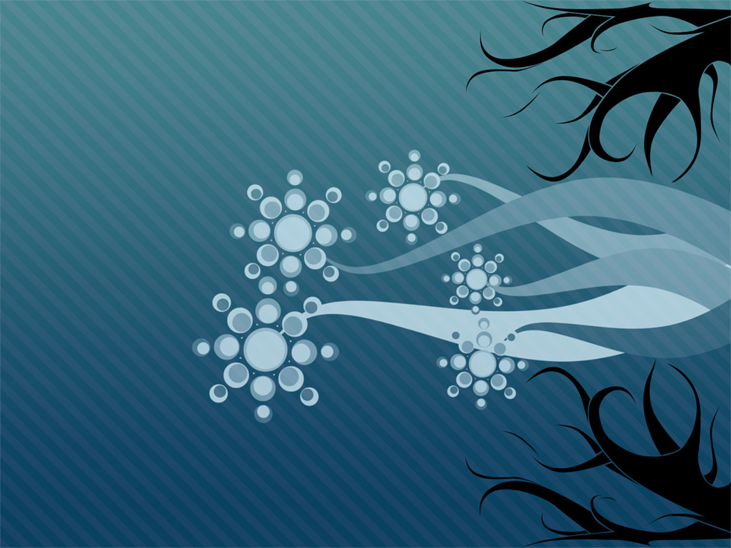 Chill Waves: An Artistic Blue Vector Design