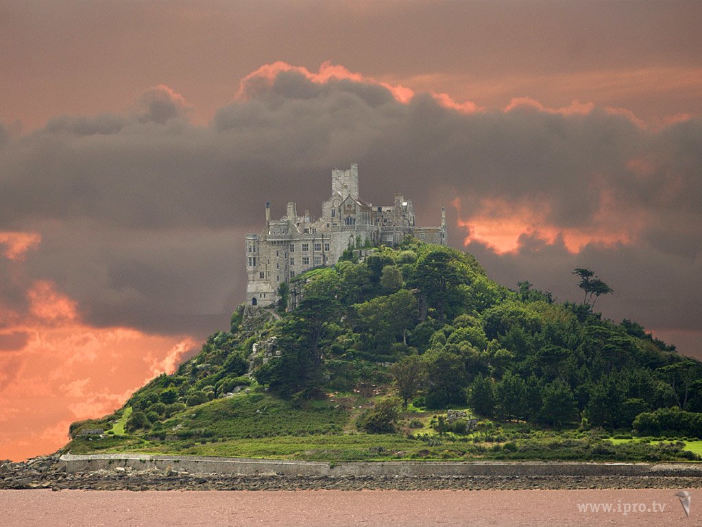 Majestic Castle on the Horizon