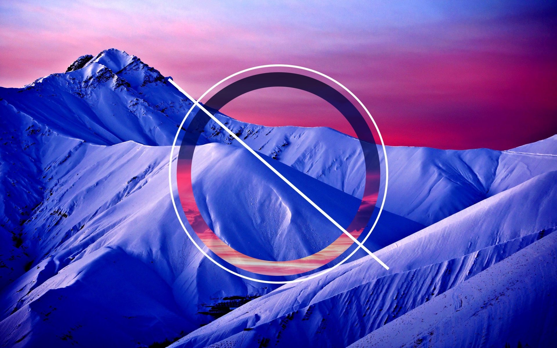 Download Mountain Snow Artistic Polyscape Snowy Mountain Image