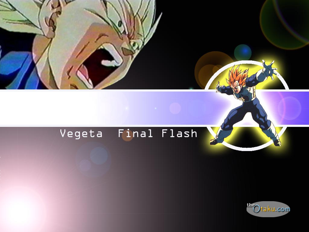 Vegeta's Final Flash: A Dragon Ball Z Anime Icon