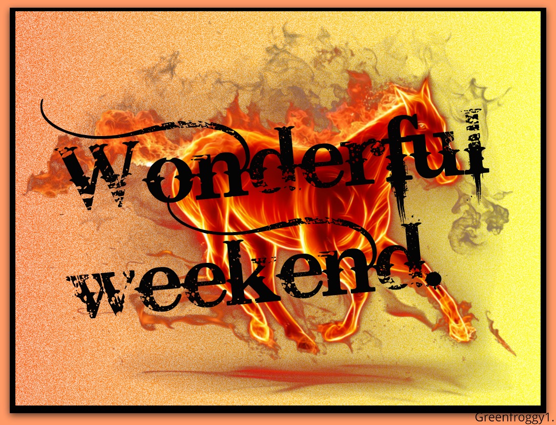 WONDERFUL WEEKEND by GREENFROGGY1