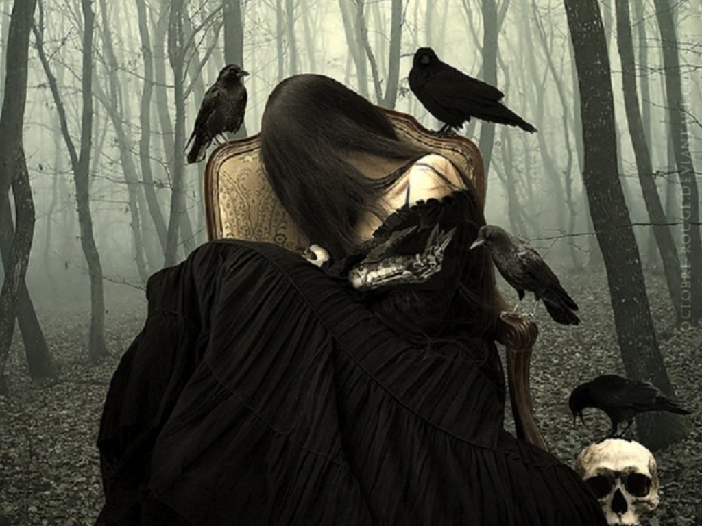 Download Raven Sad Fantasy Dark Gothic Dark Fantasy Image