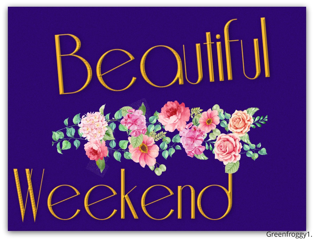 BEAUTIFUL WEEKEND by GREENFROGGY1