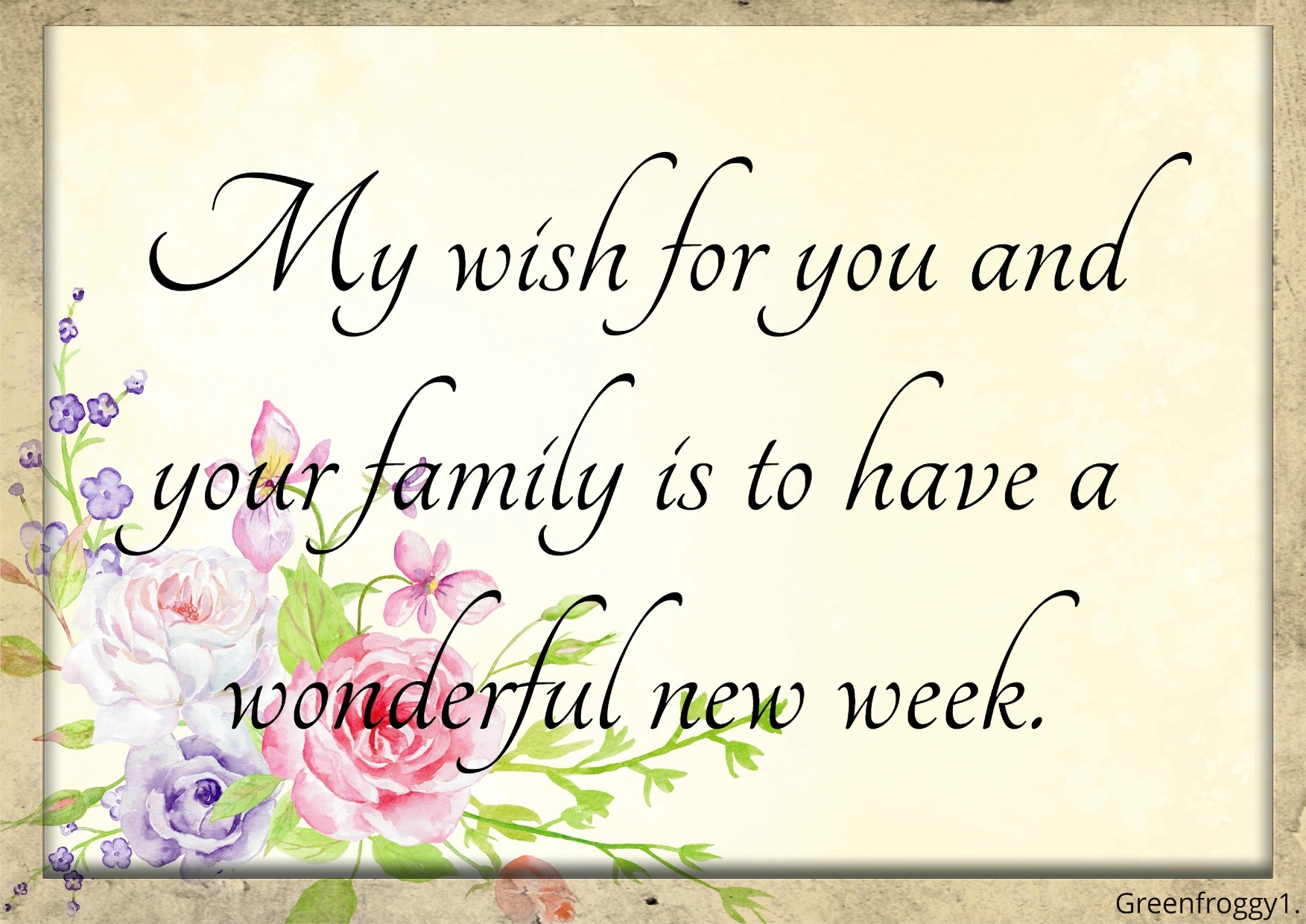 WONDERFUL WEEK by GREENFROGGY1