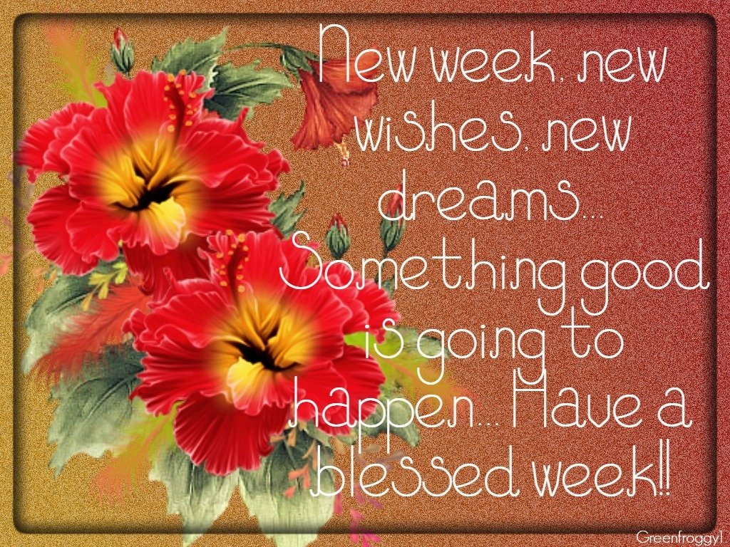 BLESSED WEEK by GREENFROGGY1