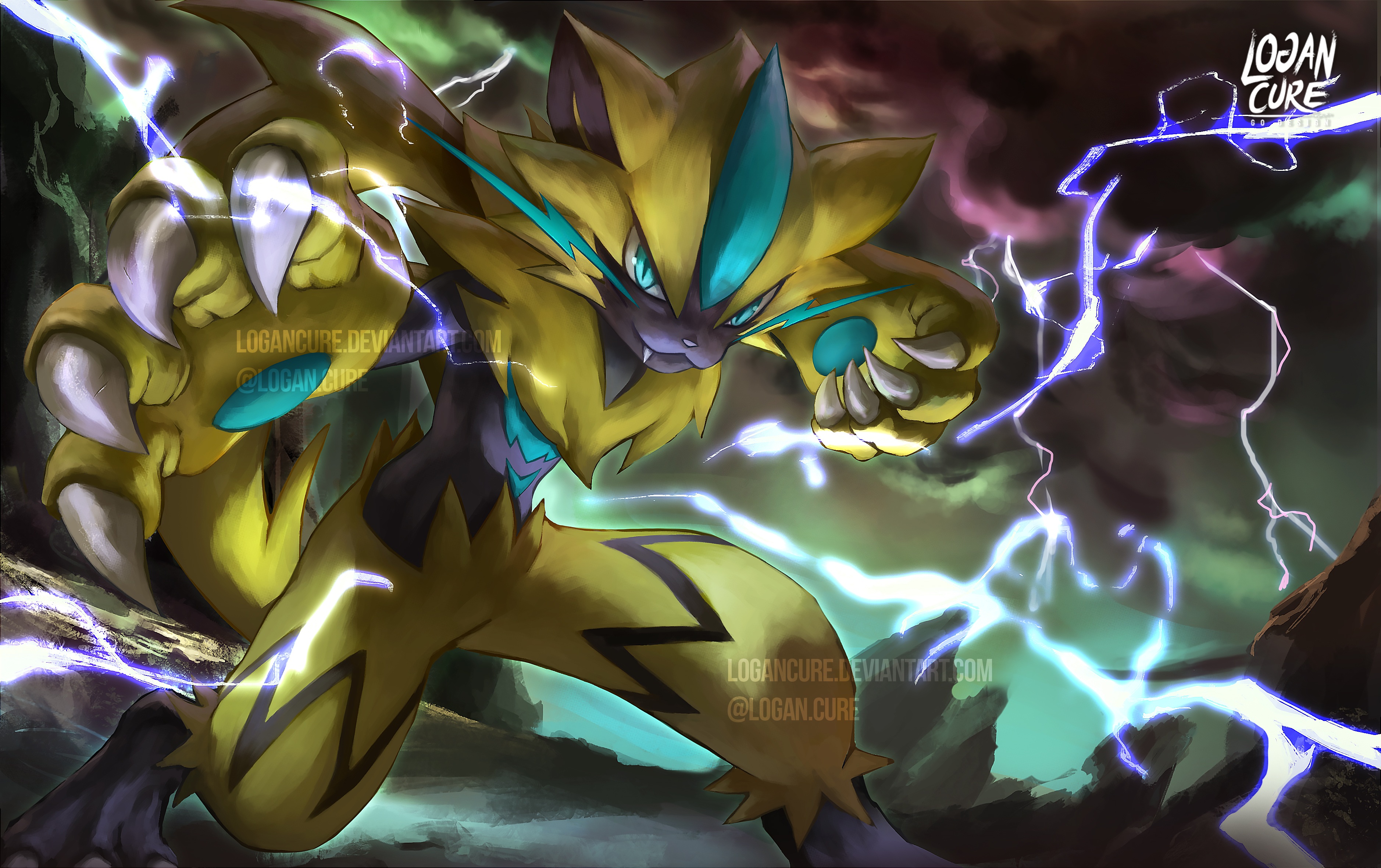 Download Zeraora (Pokémon) Anime Pokemon Image