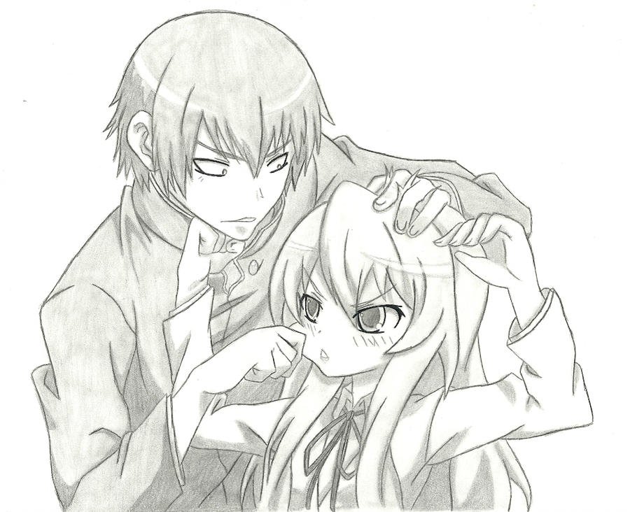 Download Ryuuji Takasu Taiga Aisaka Anime Toradora! Image