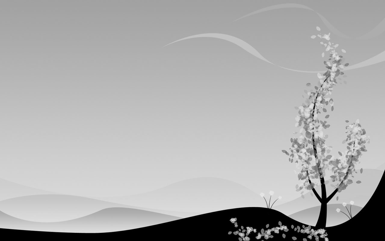 Artistic Vector of a Graceful White Tree