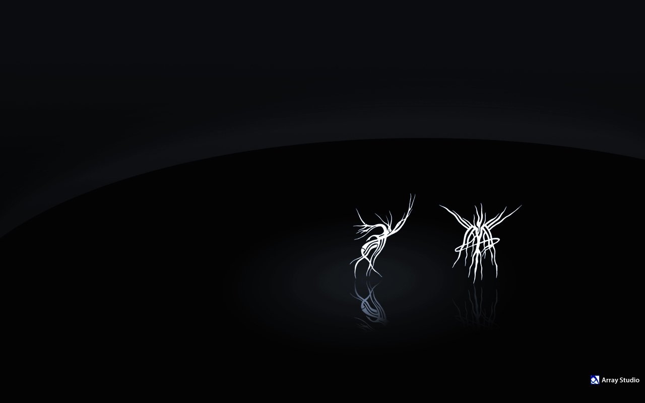 Abstract Elegance in Dark CGI