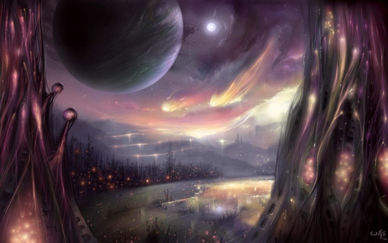 Enchanted Planet: A Sci-Fi Landscape of Magic