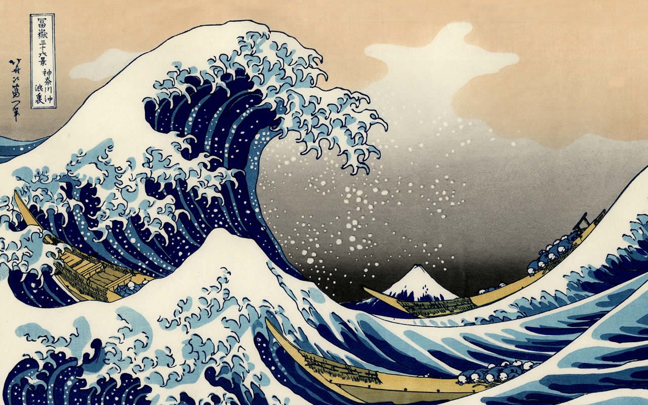 The Great Wave Off Kanagawa - Desktop Wallpapers, Phone Wallpaper, PFP ...