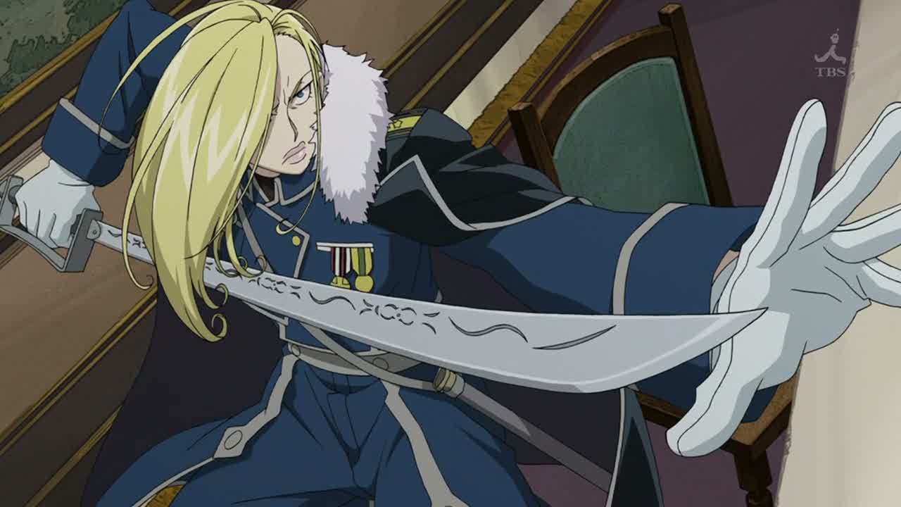 Olivier Mira Armstrong Strikes: Fullmetal Alchemist’s Fierce Command in ...