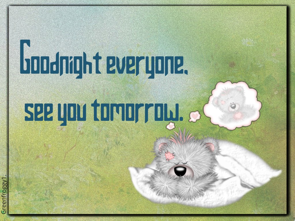 GOOD NIGHT by GREENFROGGY1