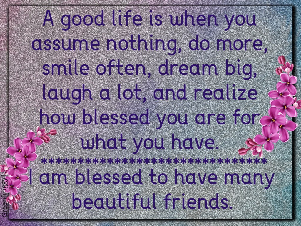 A GOOD LIFE Image - ID: 254040 - Image Abyss