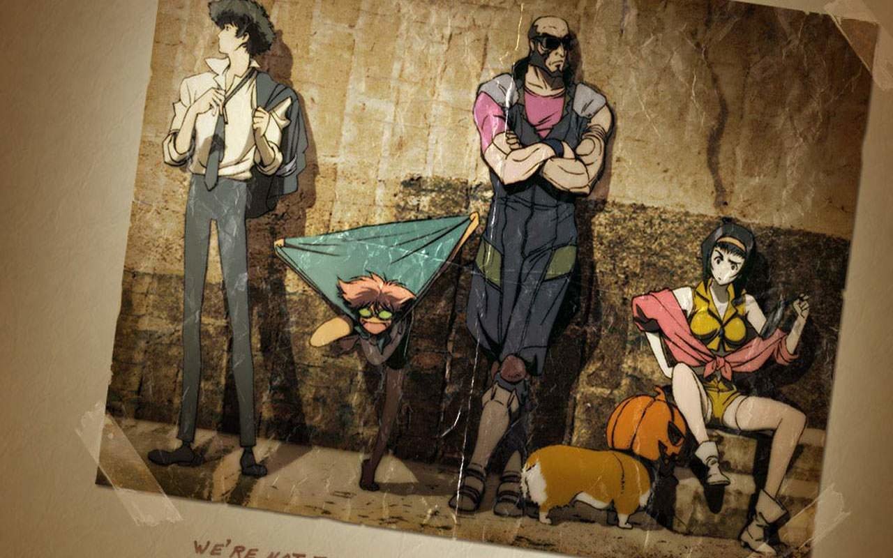 Cowboy Bebop Crew: Spike, Faye, Jet, Ed & Ein United in Anime Adventure