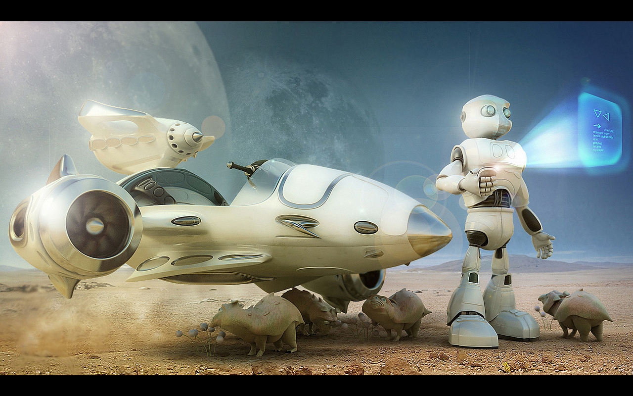 Download Sci Fi Robot Image