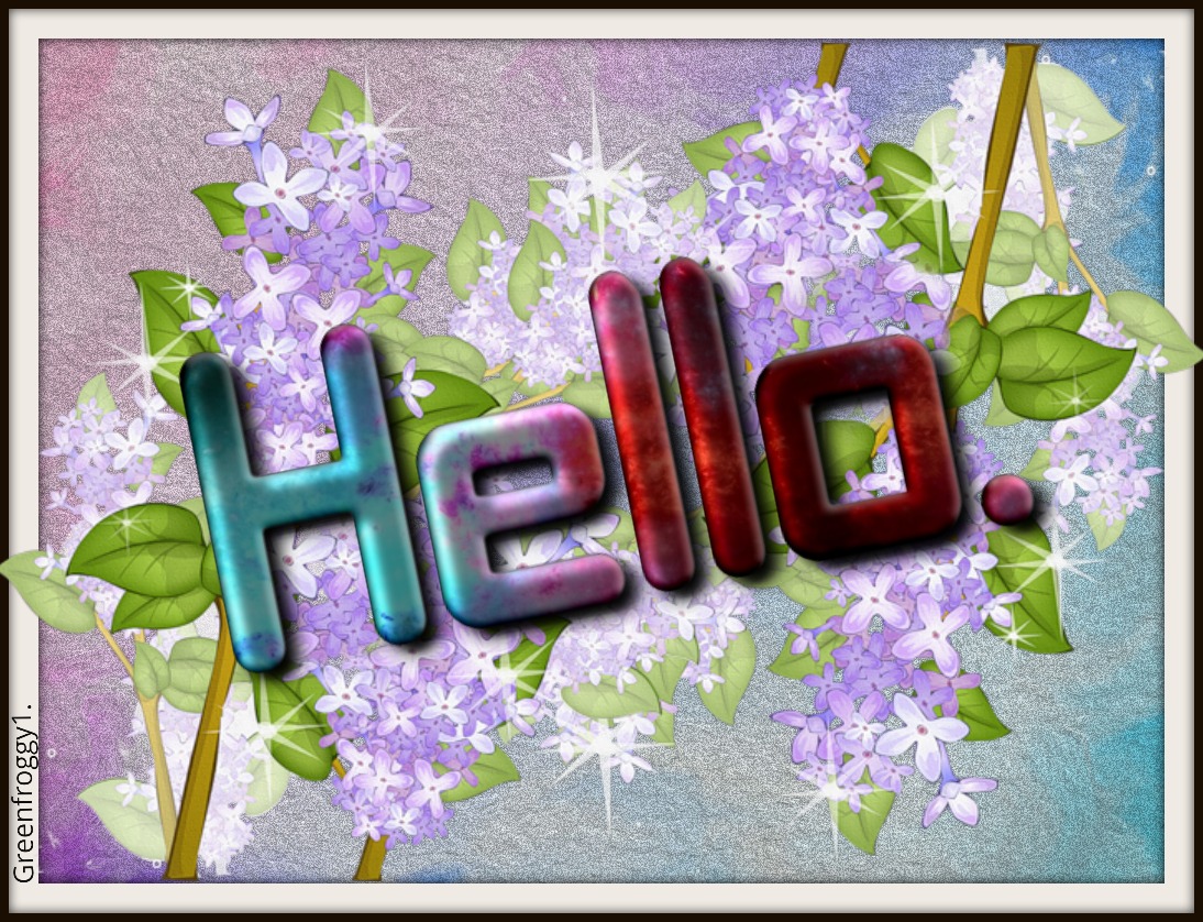 HELLO by GREENFROGGY1