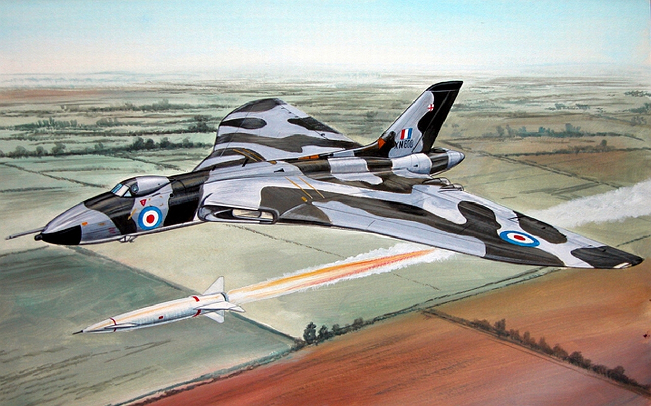 Avro Vulcan: Iconic Military Stealth Bomber in Flight