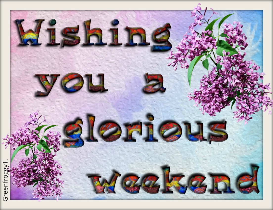 GLORIOUS WEEKEND by GREENFROGGY1 - Image Abyss
