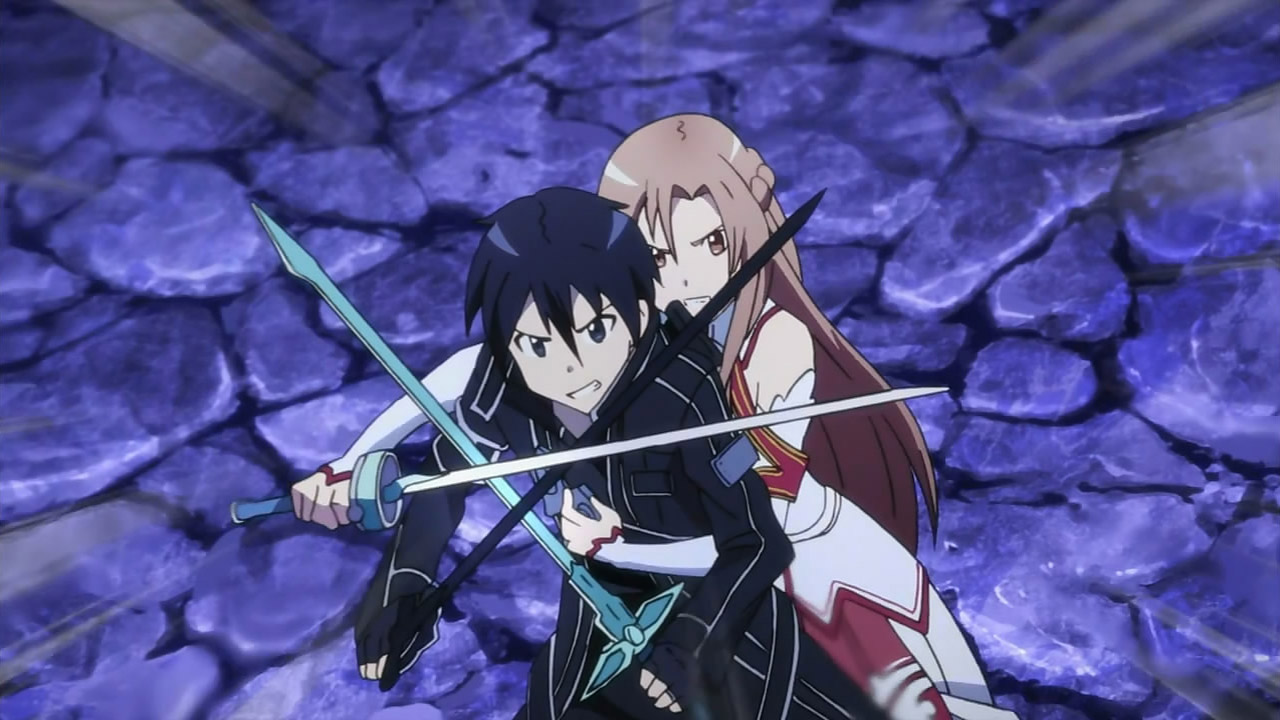 Sword Art Online Wallpaper Kirito Fighting