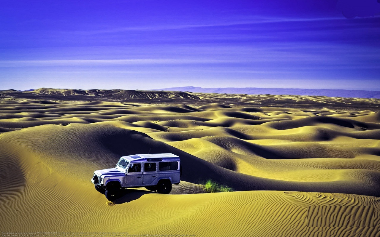 Land Rover Defender: Conquering the Endless Desert Terrain