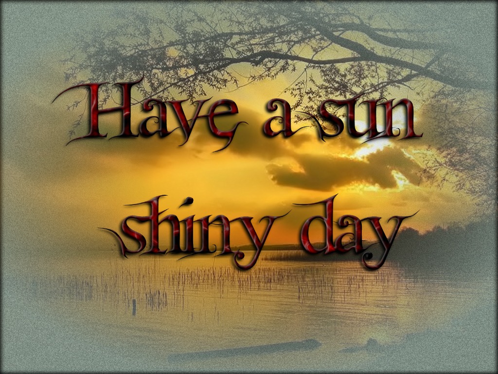 SUN SHINY DAY by GREENFROGGY1