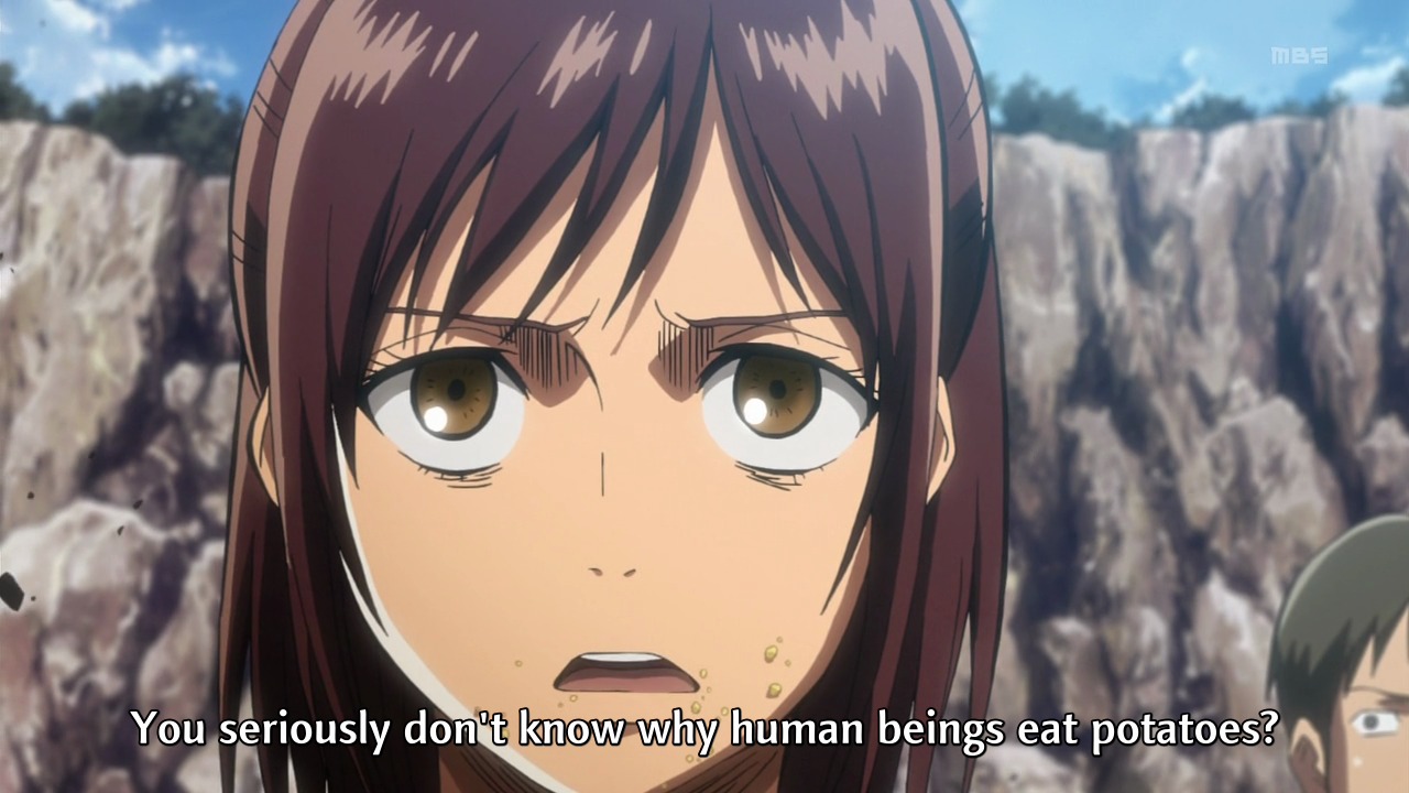 Aot Sasha Quotes Sasha Blouse Potato Fun Attack On Titan HD