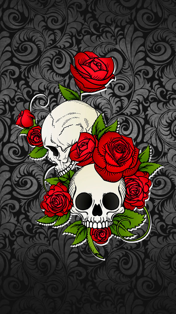 Skull Roses by Raphitalia - Image Abyss