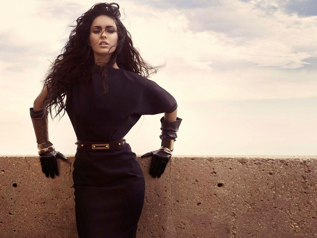 Megan Fox: Iconic Elegance in a Timeless Pose