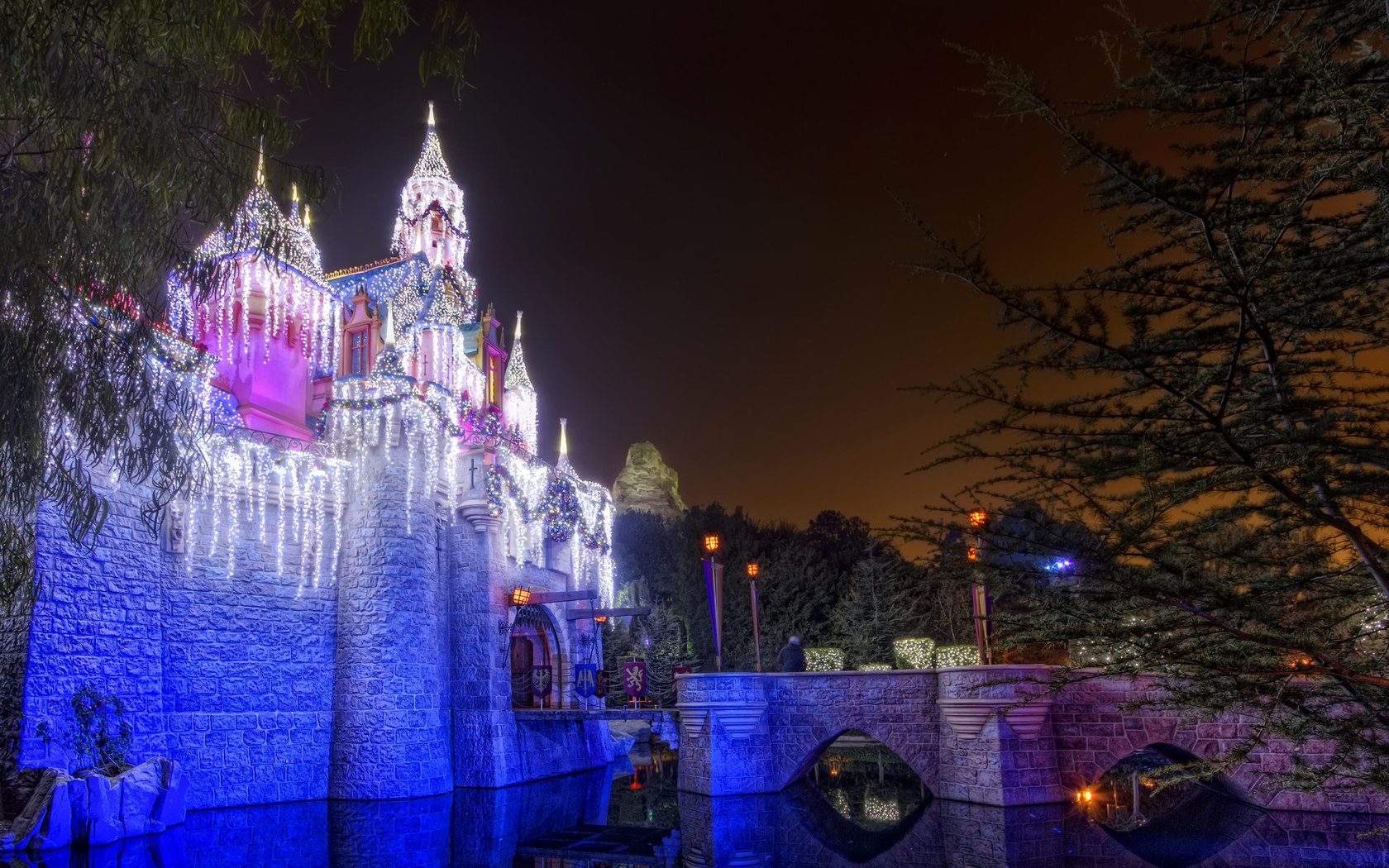 Magical Night at Disneyland: A Stunning Man-Made Wonderland