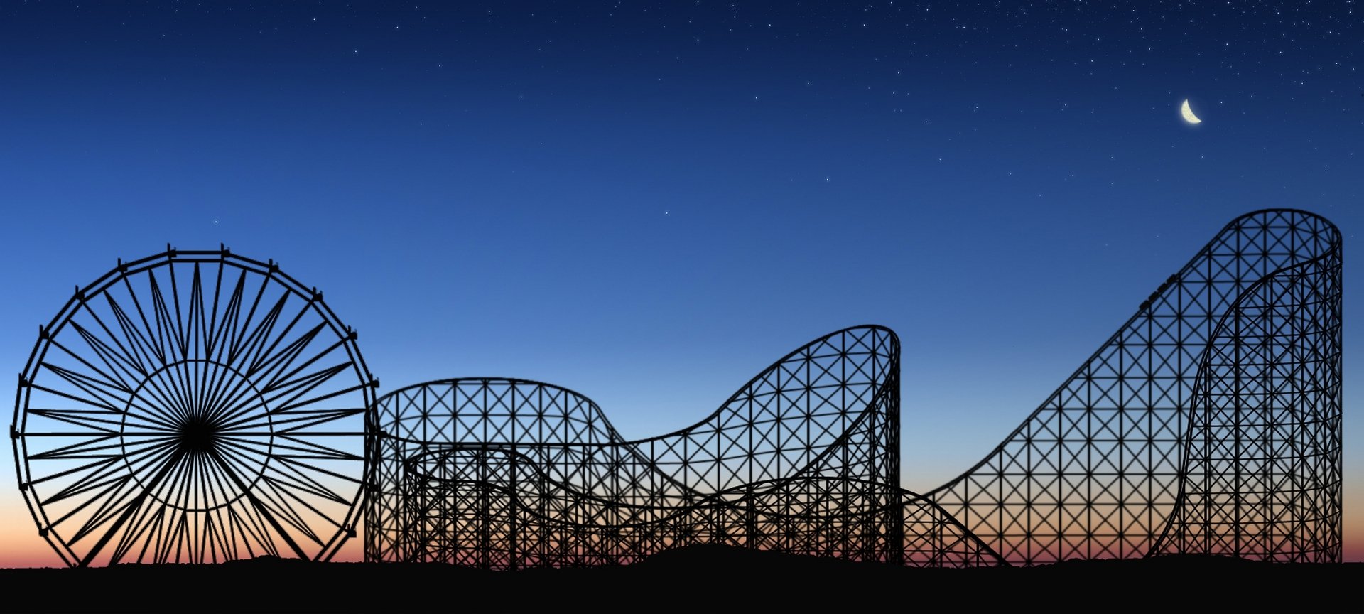 Roller Coaster - Desktop Wallpapers, Phone Wallpaper, PFP, Gifs, and More!