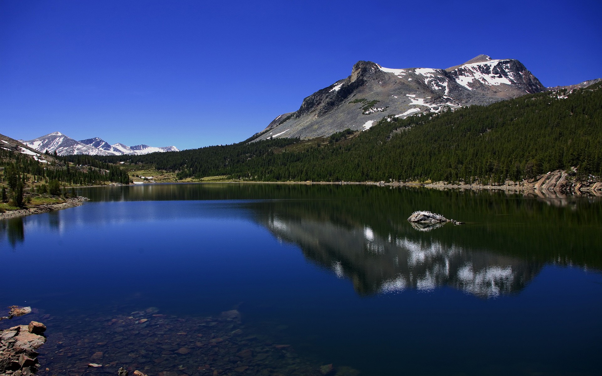 Download Nature Reflection Water Mountain Lake Image
