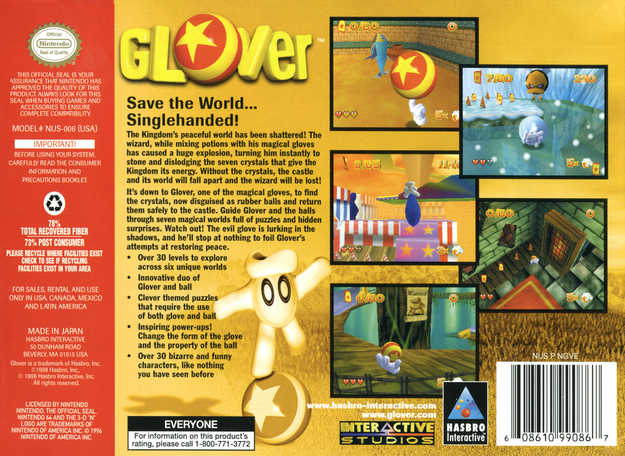 Download Video Game Glover Image