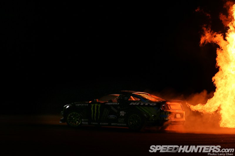 Ford Mustang Ignites: Power and Flame Unleashed