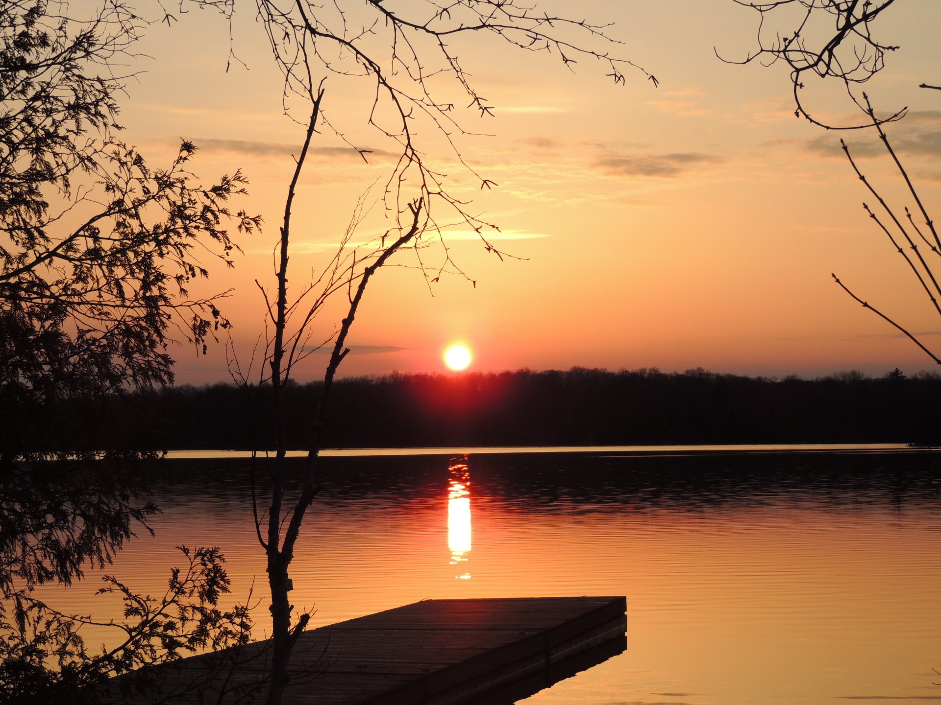 Sunset On Eels Lake by spiritlake57