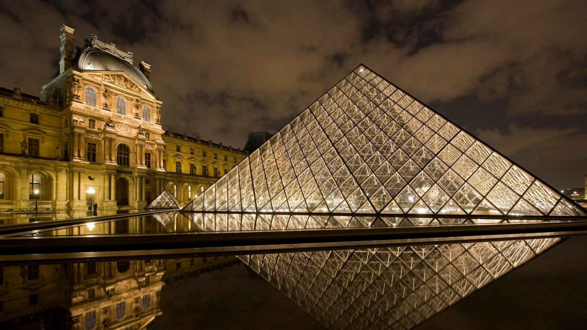 The Louvre: A Marvel of Man-Made Architecture at Night