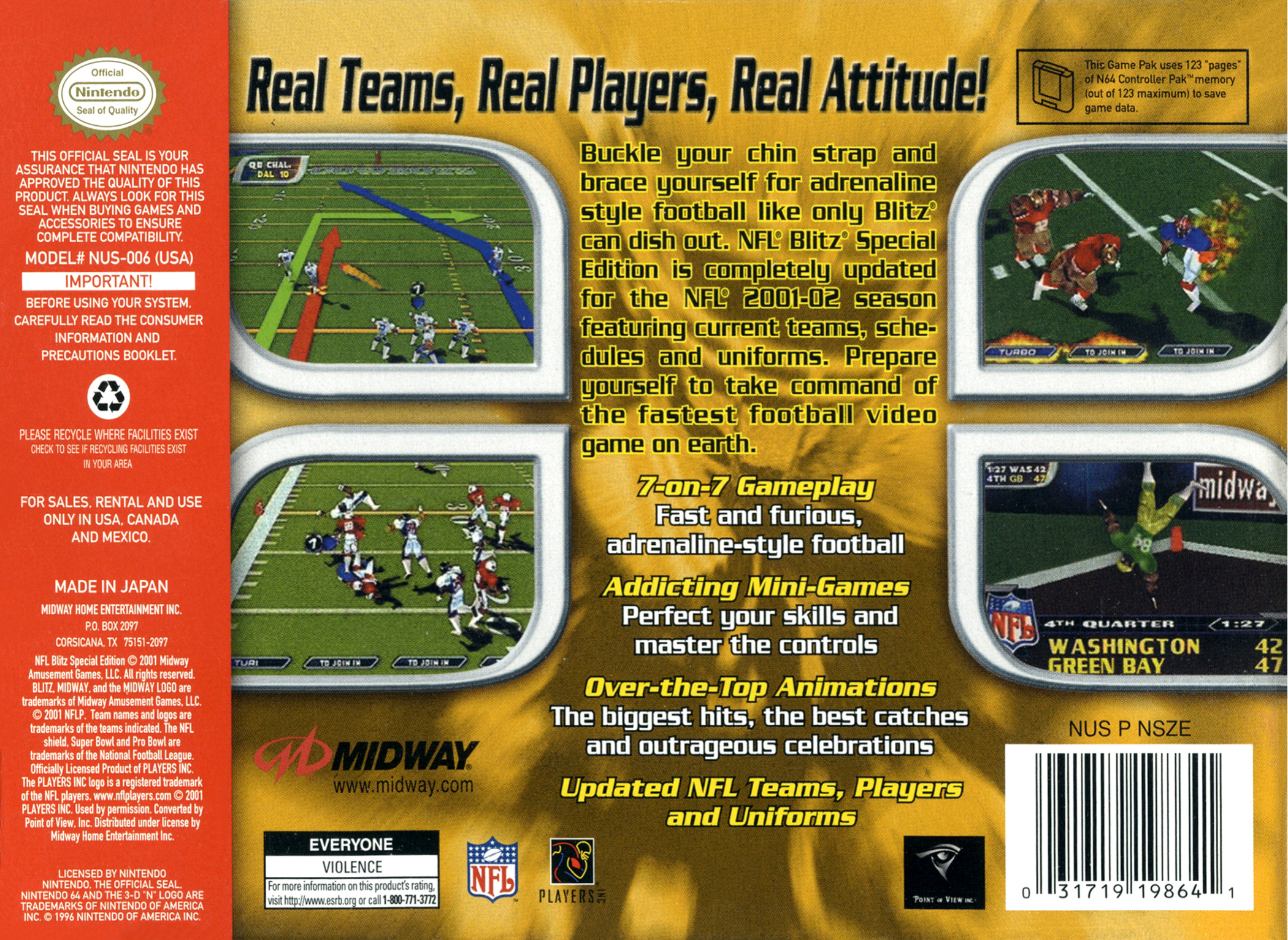 Download Video Game NFL Blitz: Special Edition Image