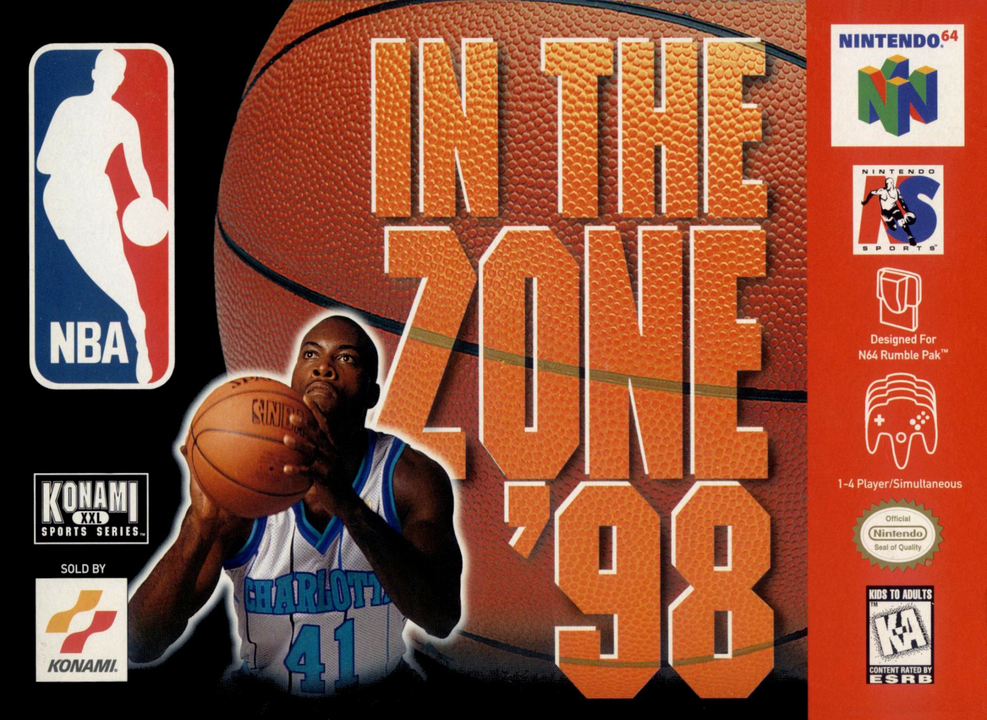 NBA In The Zone '98 Video Game Box Art - ID: 27278 - Image Abyss