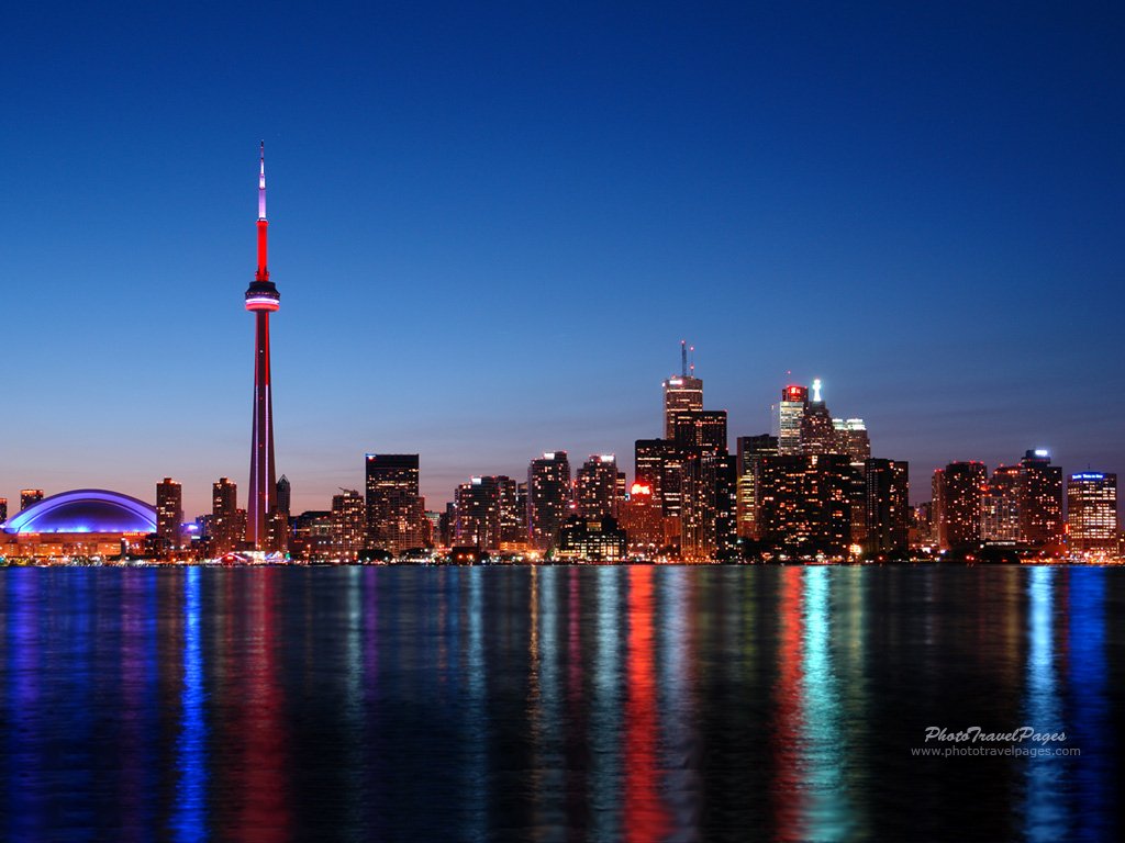 Toronto Cityscape — Man-Made Skyline at Twilight