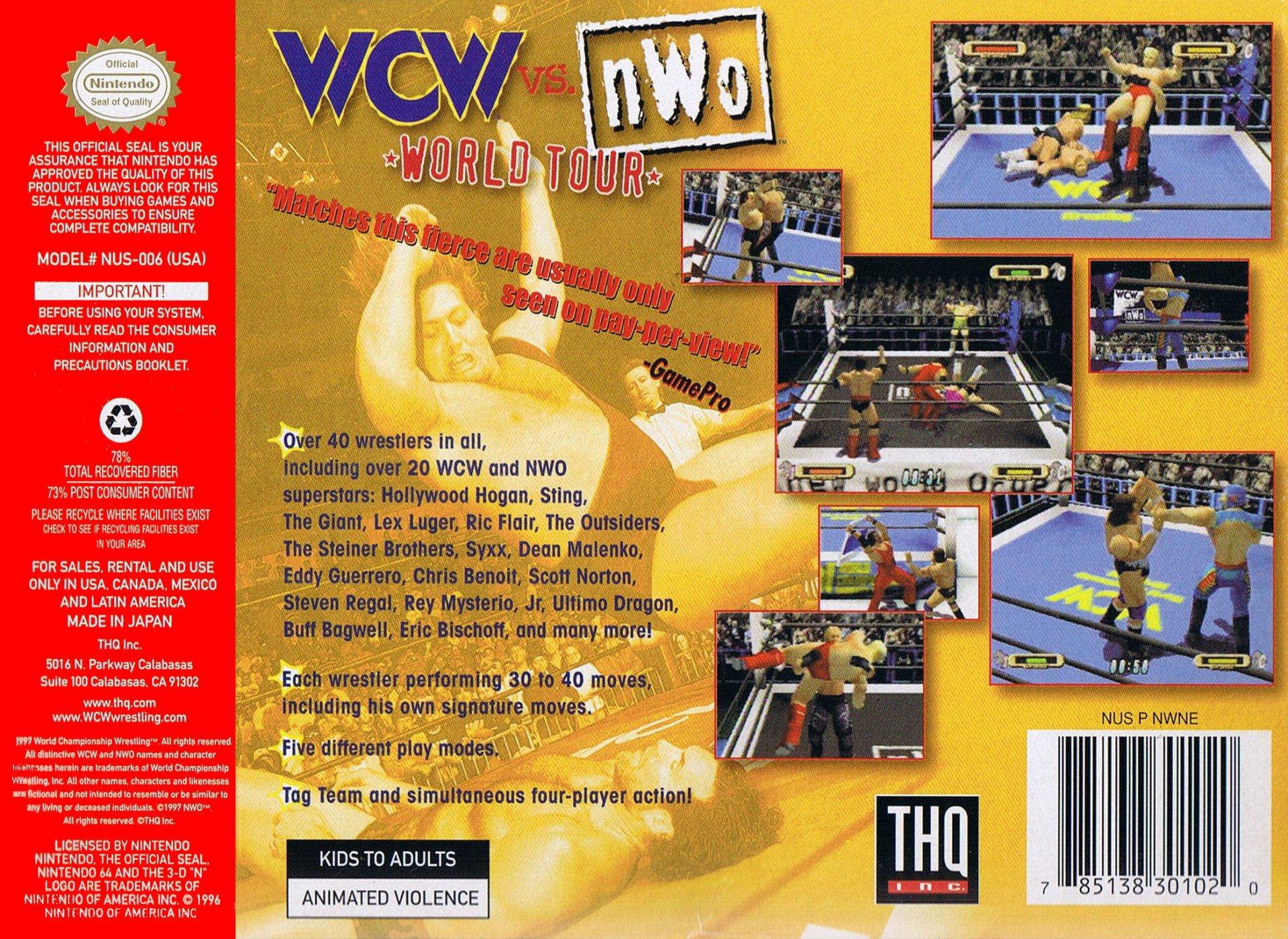WCW Vs. NWo: World Tour - Desktop Wallpapers, Phone Wallpaper, PFP ...