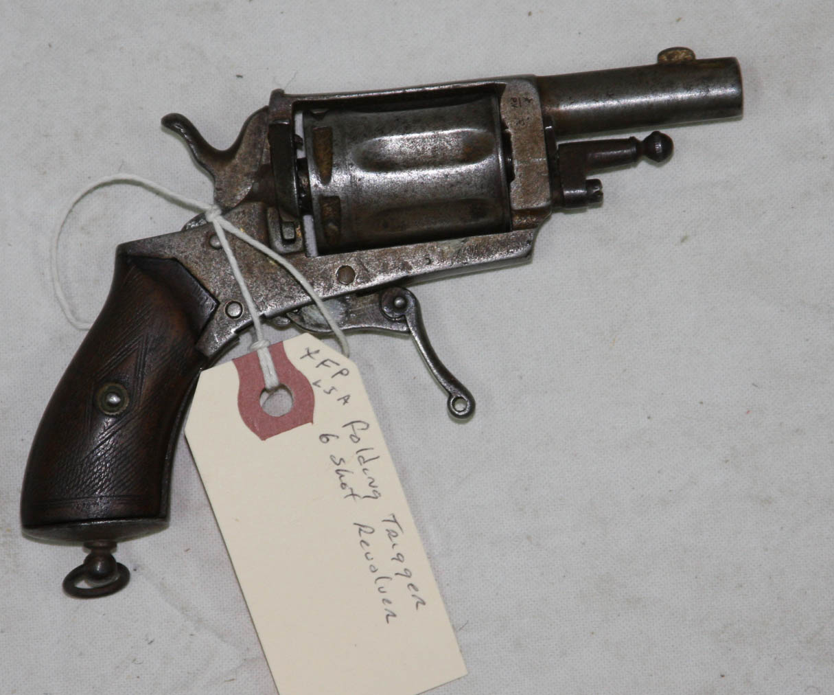 Download Man Made Belgian Folding Trigger Revolver Image