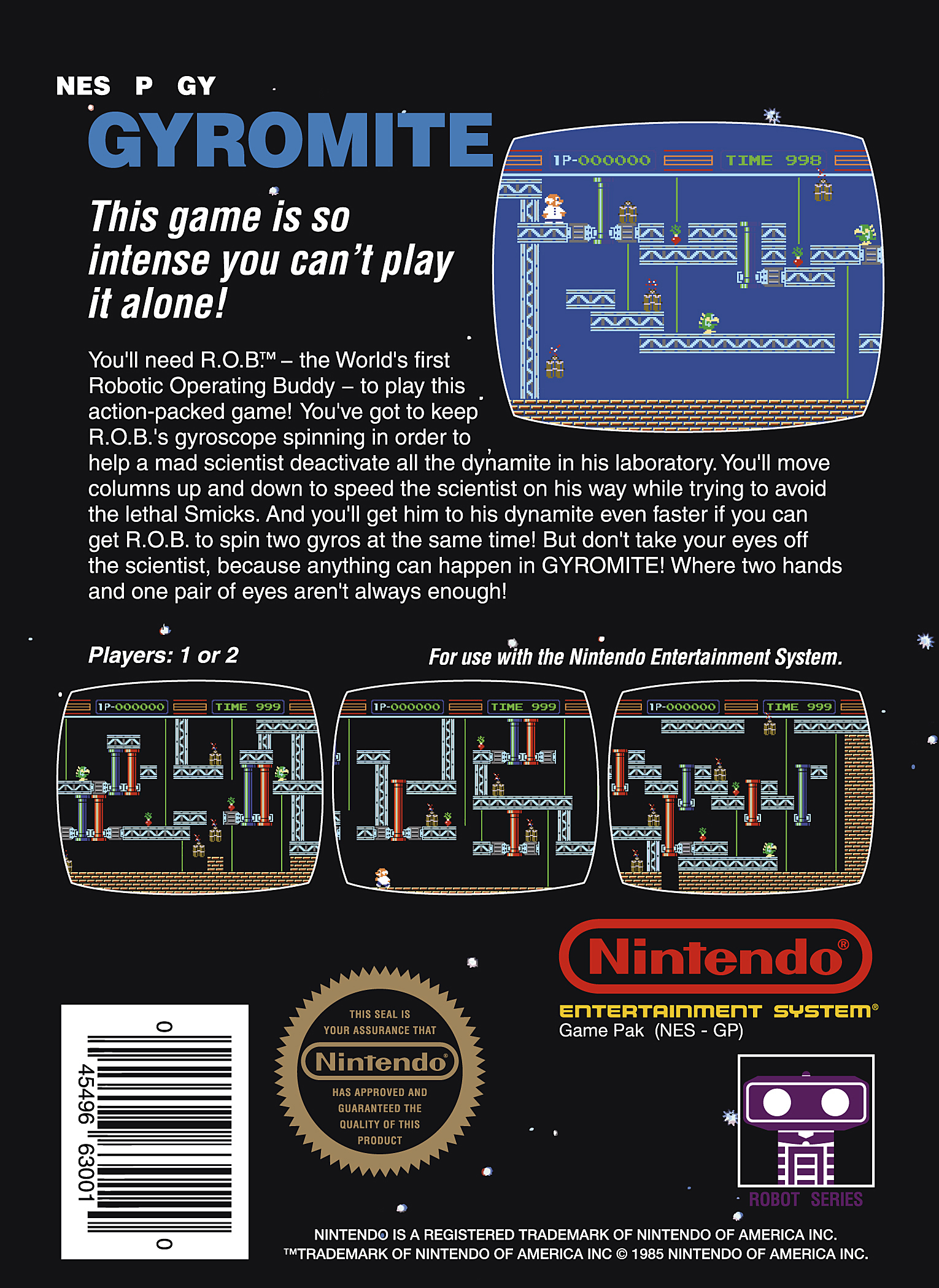 Download Video Game Gyromite Image