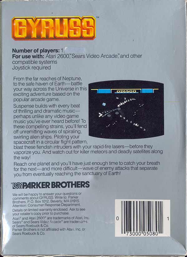 Gyruss Picture - Image Abyss