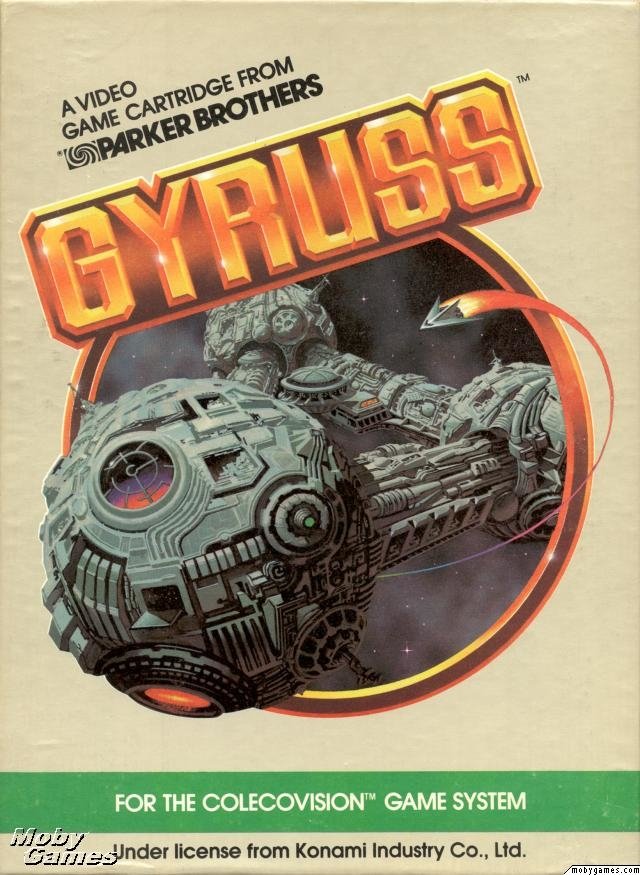 Gyruss Video Game Box Art - ID: 27783 - Image Abyss