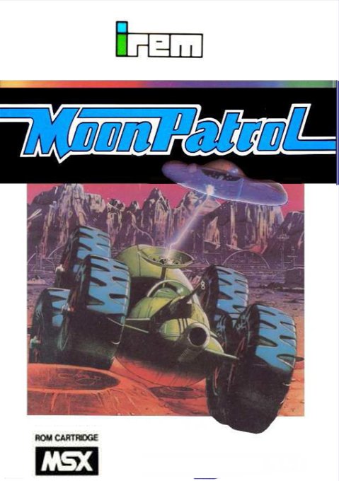 Moon Patrol Video Game Box Art - ID: 28064 - Image Abyss
