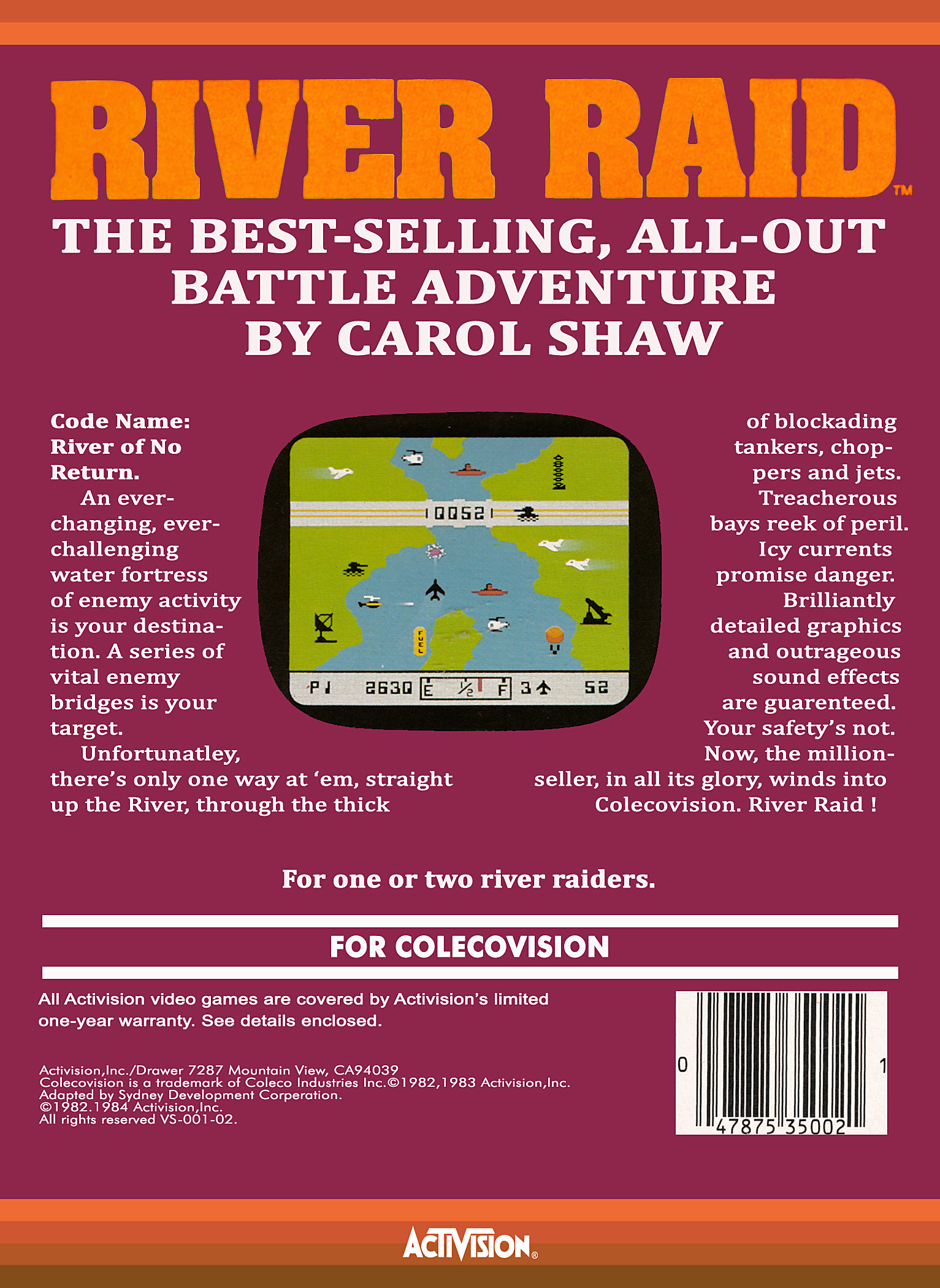 Download Video Game River Raid Image